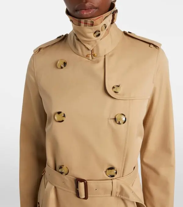 Burberry Cotton Gabardine Trench Coat