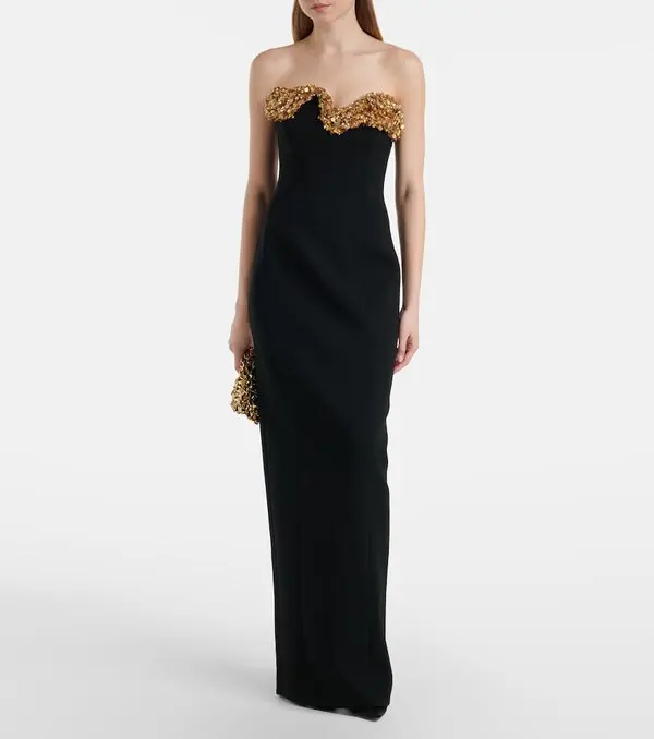 Rachel Gilbert Lucca Embellished Gown