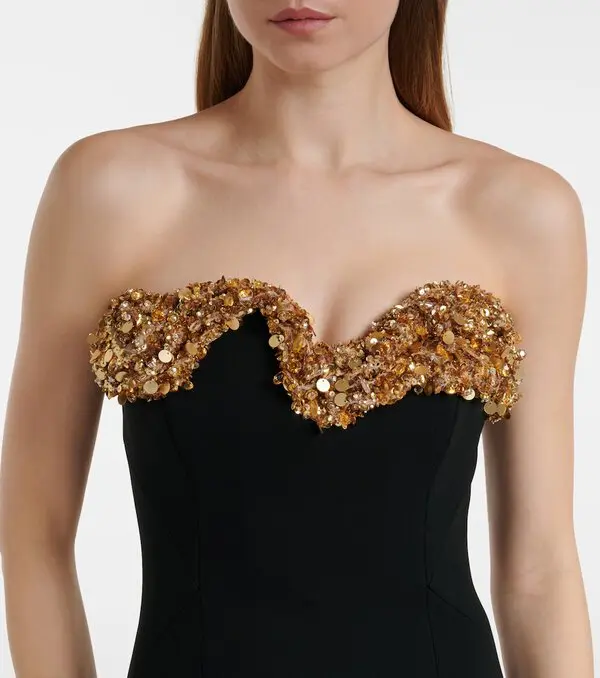 Rachel Gilbert Lucca Embellished Gown