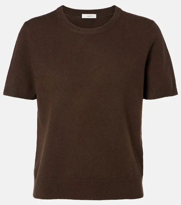 Vince Wool And Cashmere-blend Sweater - Brown