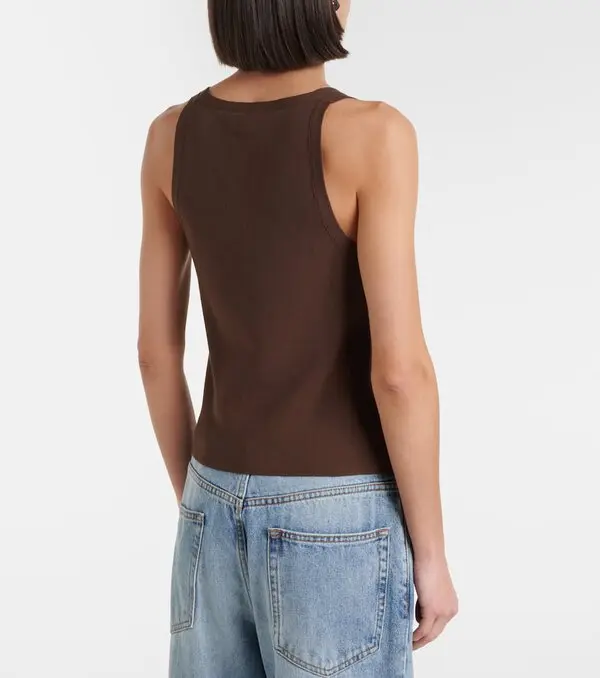 Vince Knitted Tank Top - Brown