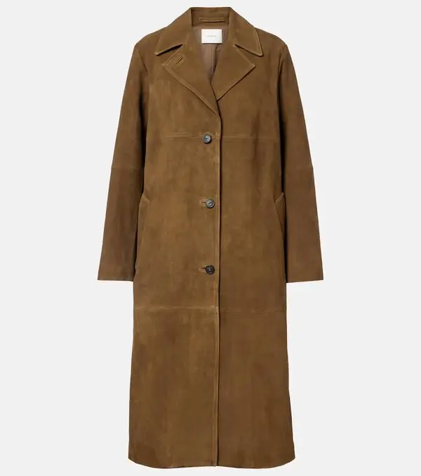 Vince Suede Coat - Brown