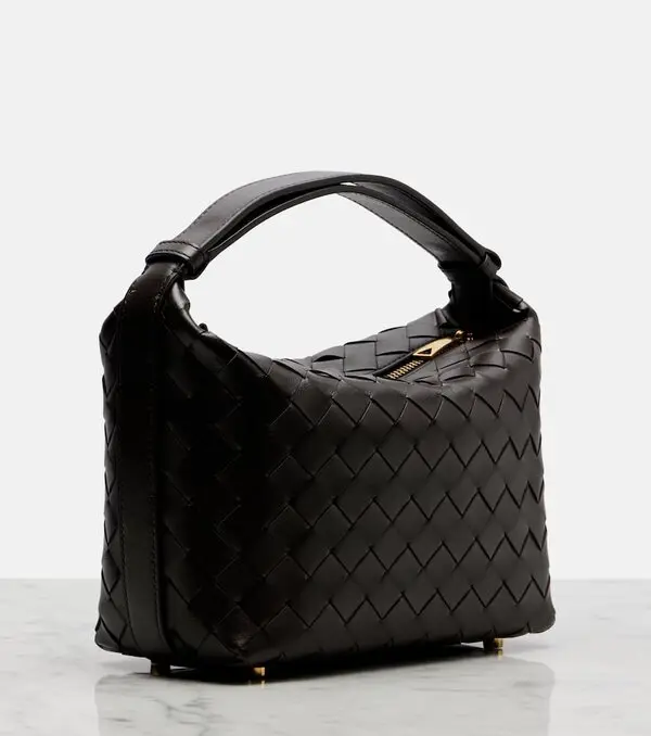 Bottega Veneta Wallace Mini Leather Tote - Brown