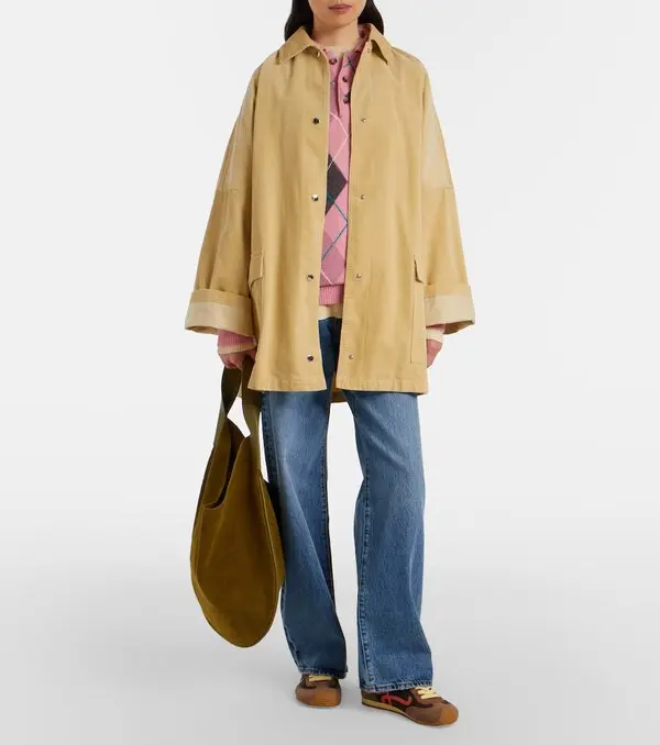 FRAME Bow Barrel-leg Jeans - Blue