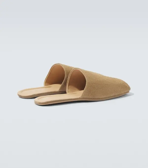 Our Legacy Cigarr Suede Mules - Beige