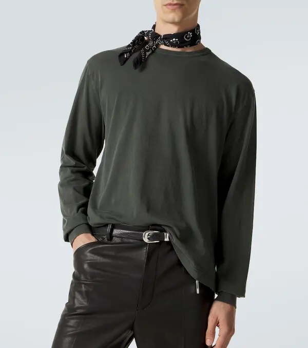 Our Legacy Cotton Jersey T-shirt - Green