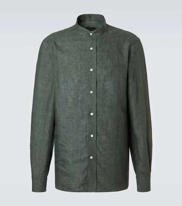 Rubinacci Linen Shirt - Green