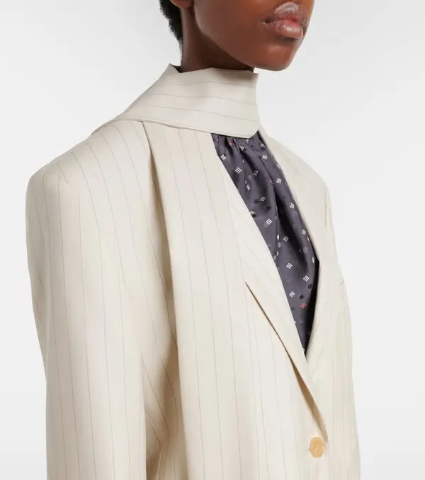 Acne Studios Pinstripe Wool Blazer