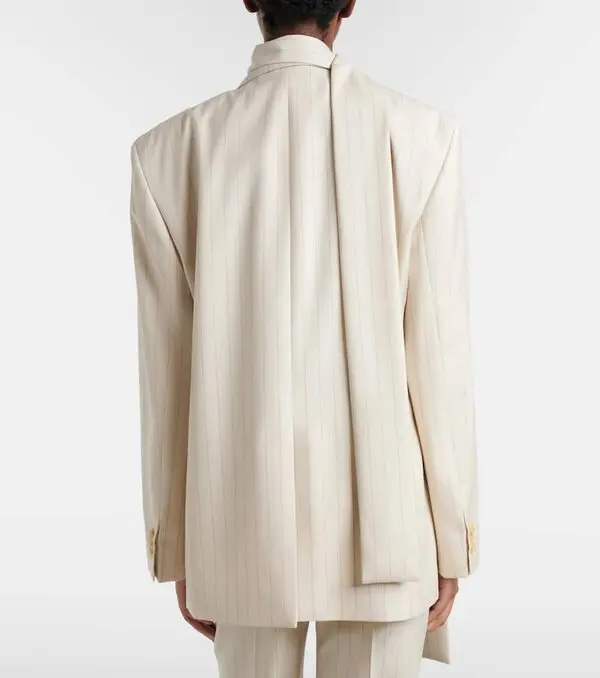 Acne Studios Pinstripe Wool Blazer