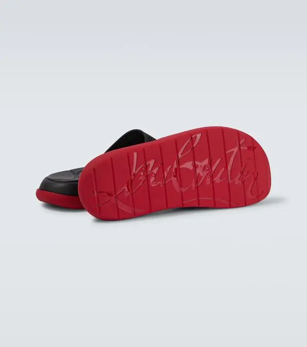 CHRISTIAN LOUBOUTIN Easy Breezy Slides - Black