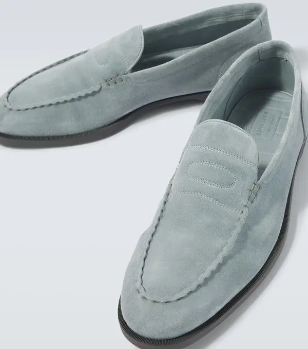 John Lobb Pace Suede Loafers