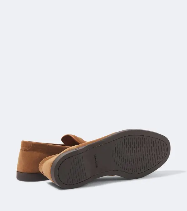 John Lobb Pace Suede Loafers - Brown