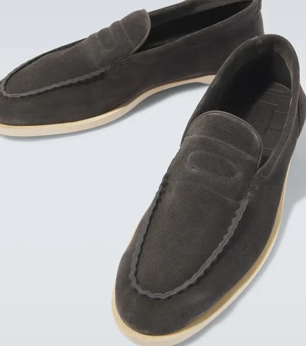 John Lobb Pace Suede Loafers
