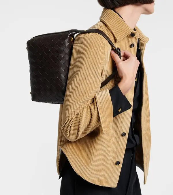Bottega Veneta Wallace Mini Leather Tote Bag