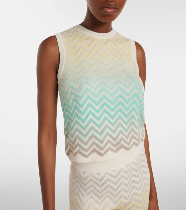 Missoni Zigzag Cotton-blend Top