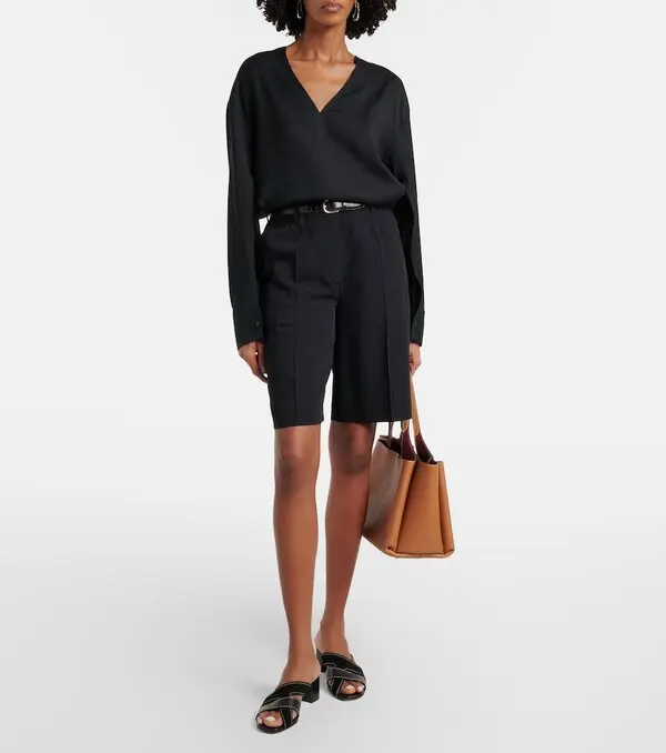 TOD'S Leather Mules - Black