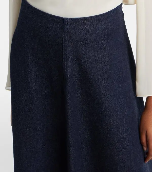 Altuzarra Varda Denim Midi Skirt