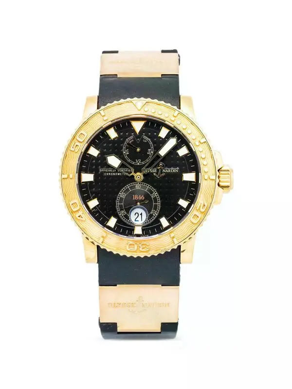 ULYSSE NARDIN Maxi Marine Diver 43mm Watch - Black