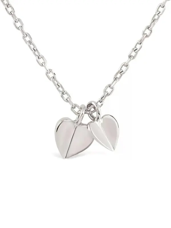 DINNY HALL Bijou Folded Heart Duo Pendant