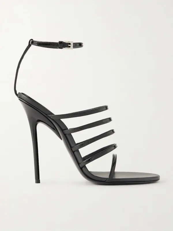 Alaïa 110 Patent-leather Sandals