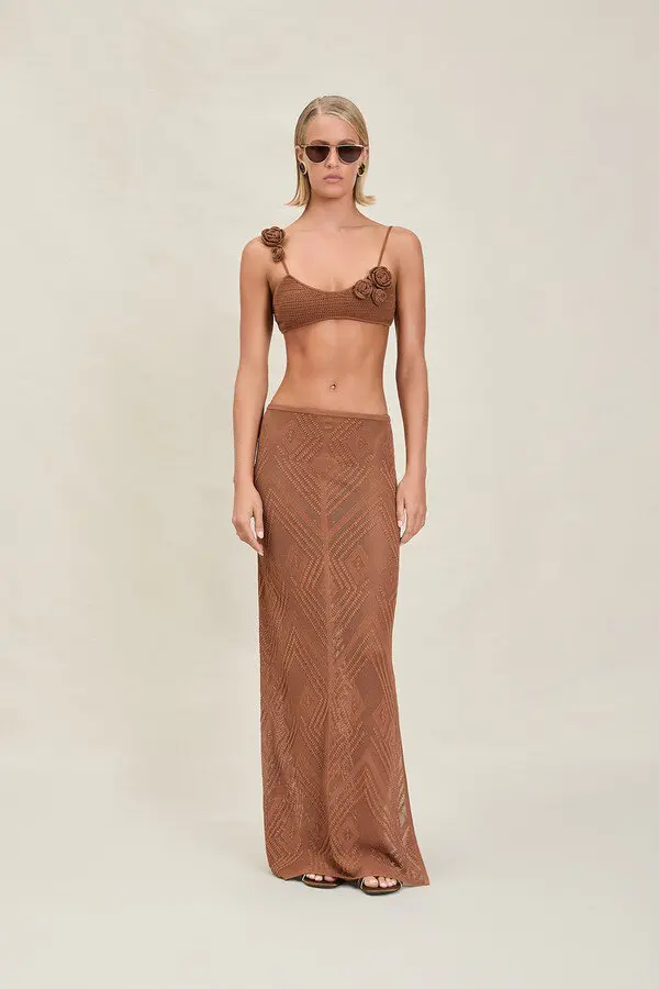 Devon Windsor Vie Skirt - Brown / Multicolor / Neutral