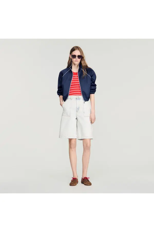 Sandro Loose-fit Cotton Polo Shirt