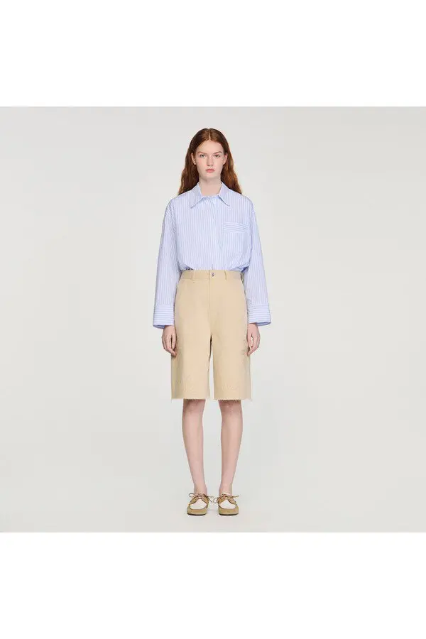 Sandro Ruffle Top - Red