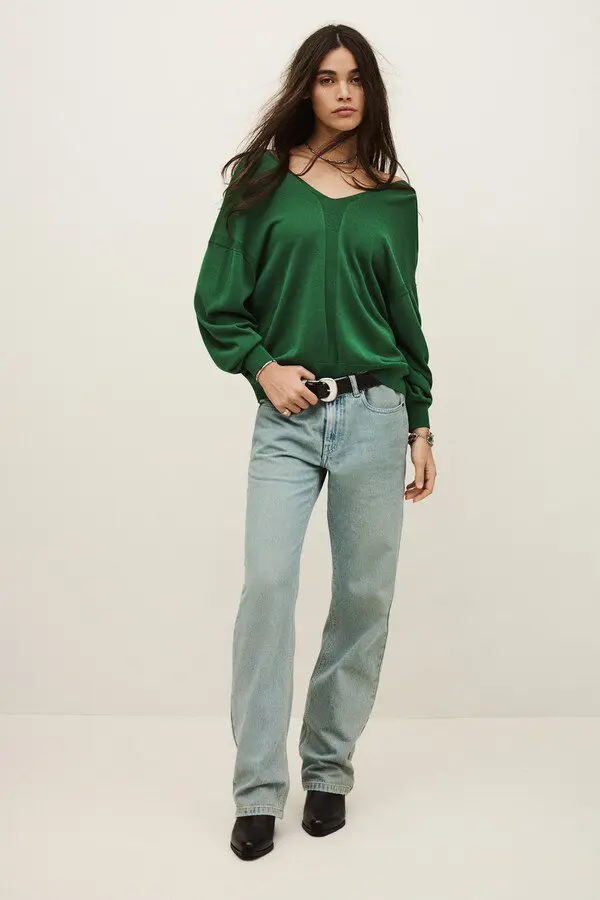 Ba&sh Brenda Jumper - Green