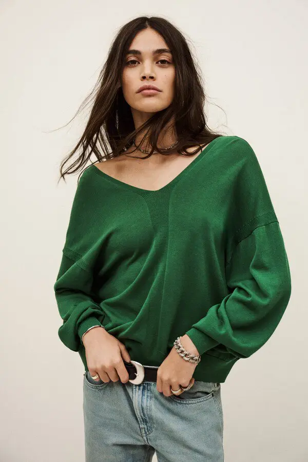 Ba&sh Brenda Jumper - Green