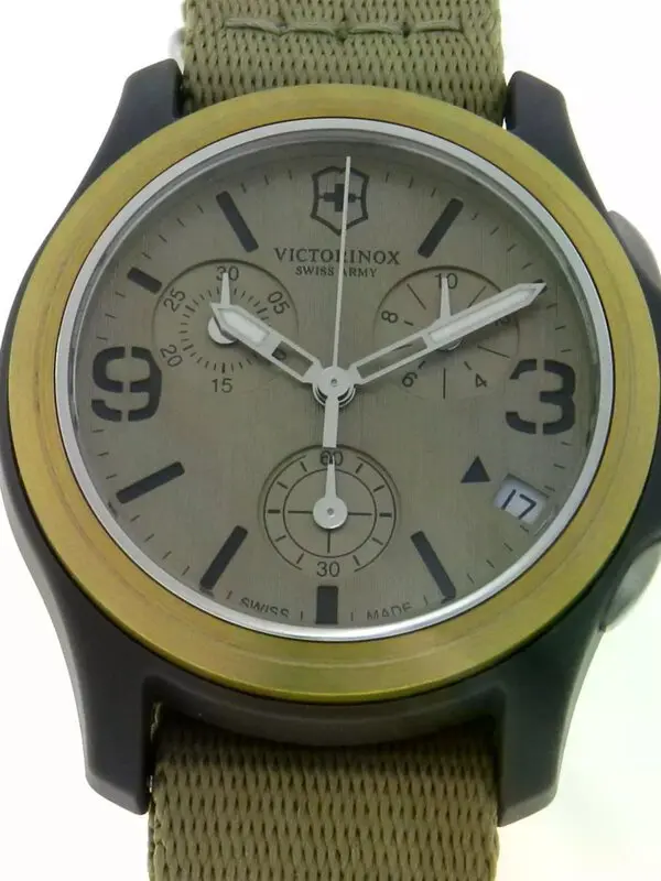 VICTORINOX Chronograph Watch With Beige Dial