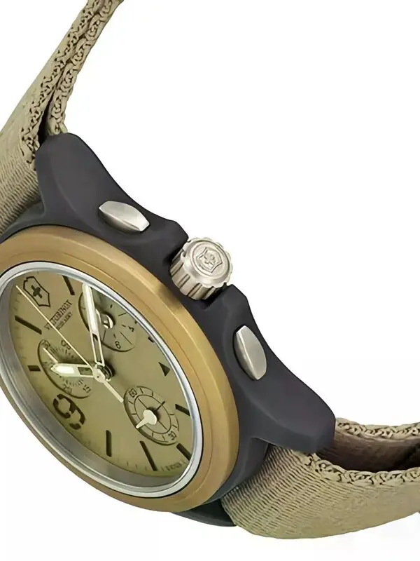 VICTORINOX Chronograph Watch With Beige Dial