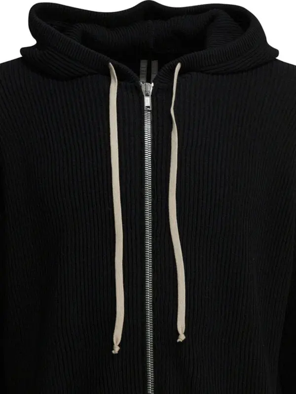 Rick Owens Wool Zip-up Hoodie