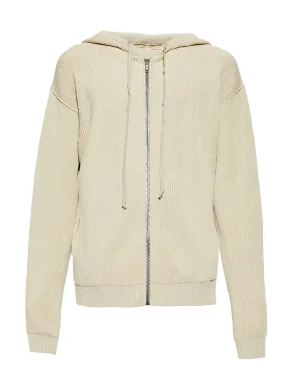 Rick Owens Wool Zip-up Sweatshirt