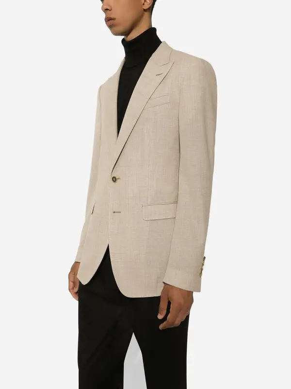Dolce & Gabbana Single-breasted Wool Jacket
