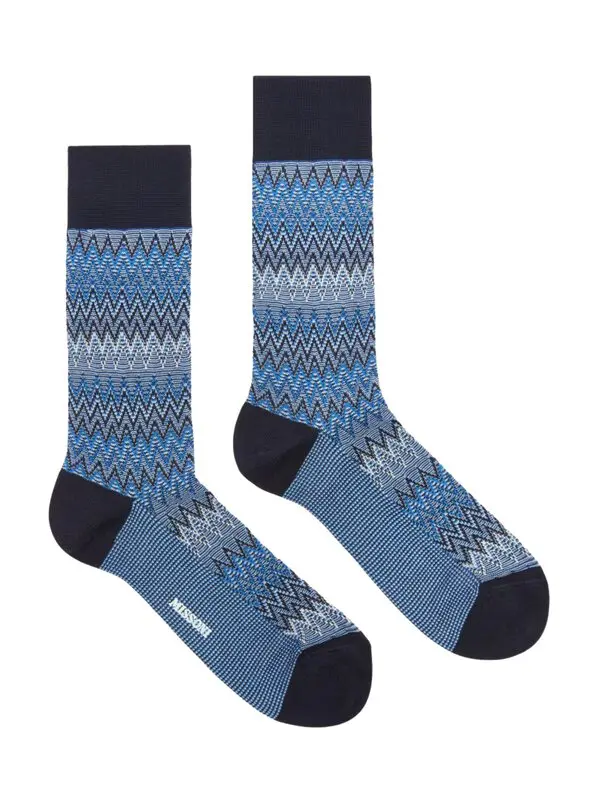 Missoni Cotton Socks - Blue