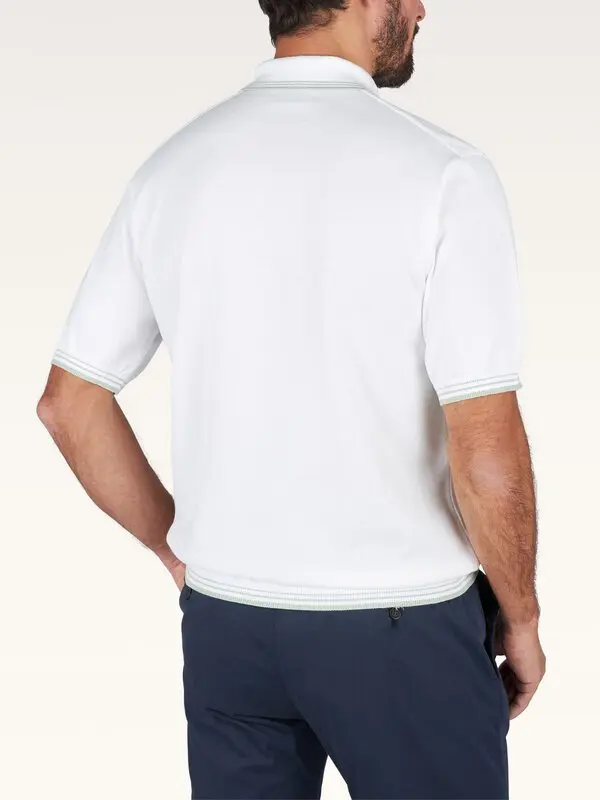 Paul & Shark Feather Cotton Polo Shirt