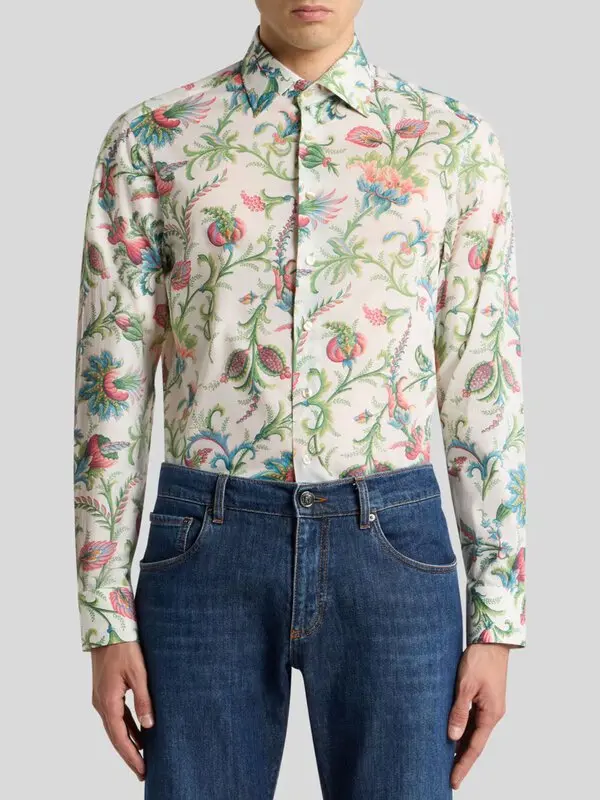 Etro Floral Pattern Shirt