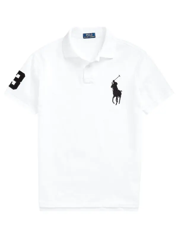 Polo Ralph Lauren Big Pony Mesh Polo - White