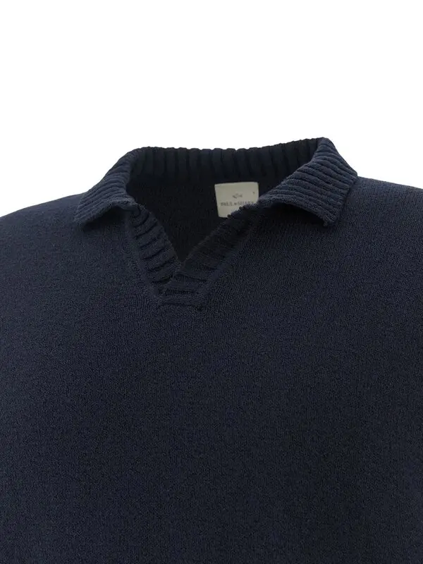Paul & Shark Open-neck Cotton Polo Shirt