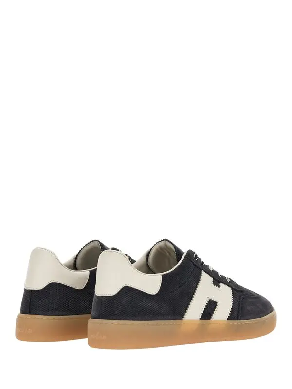 Hogan Leather Sneakers - Blue