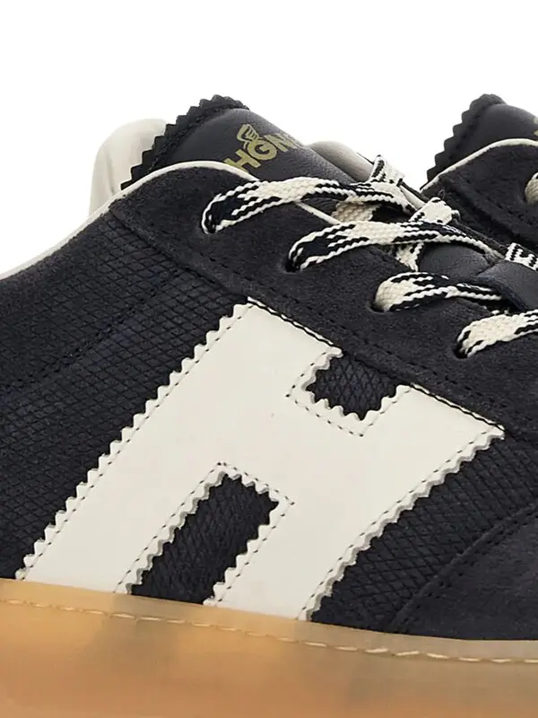 Hogan Leather Sneakers - Blue