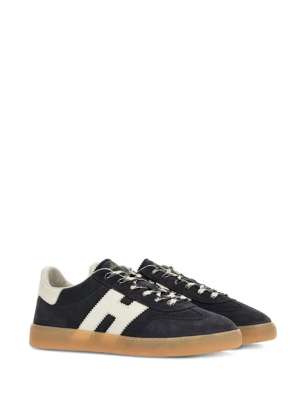 Hogan Leather Sneakers - Blue