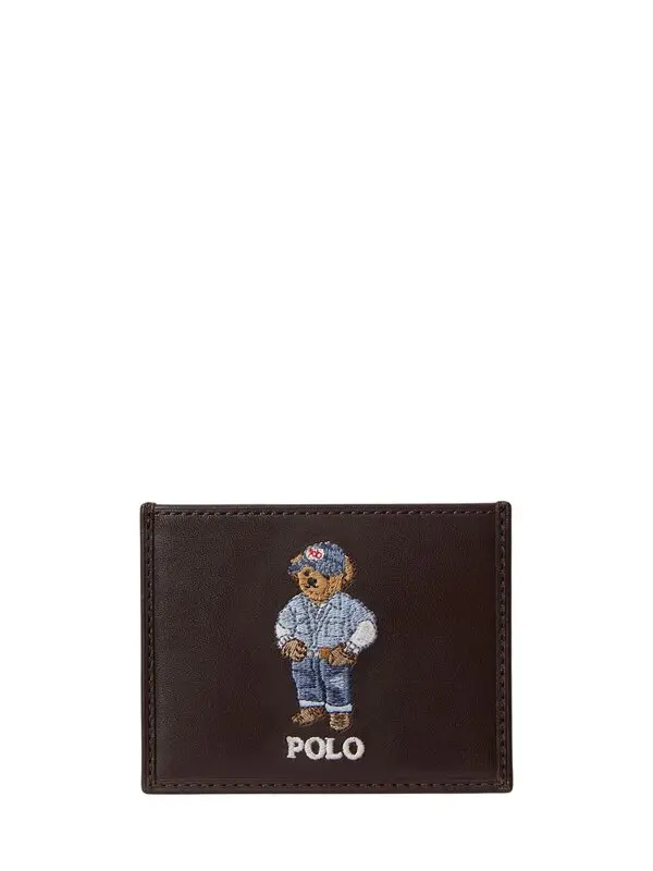 Polo Ralph Lauren Polo Bear Card Holder - Brown