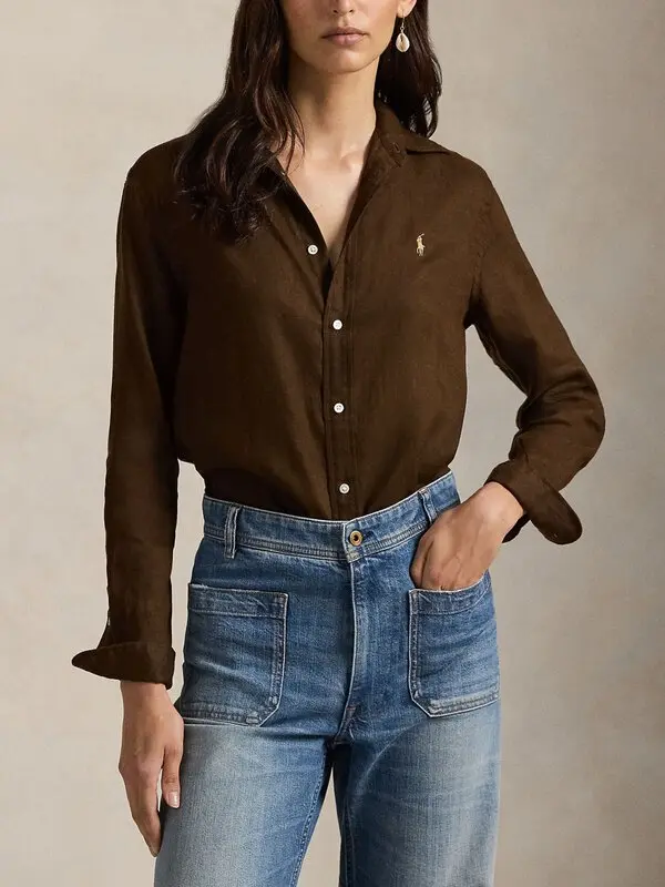 Polo Ralph Lauren Classic Fit Shirt - Brown