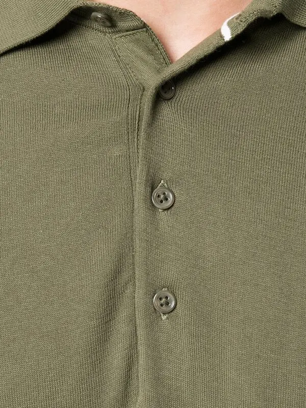 PAOLO PECORA Cotton Polo Shirt - Green