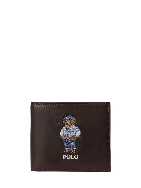 Polo Ralph Lauren Polo Bear Bifold Wallet - Brown