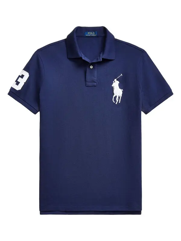 Polo Ralph Lauren Big Pony Mesh Polo - Blue