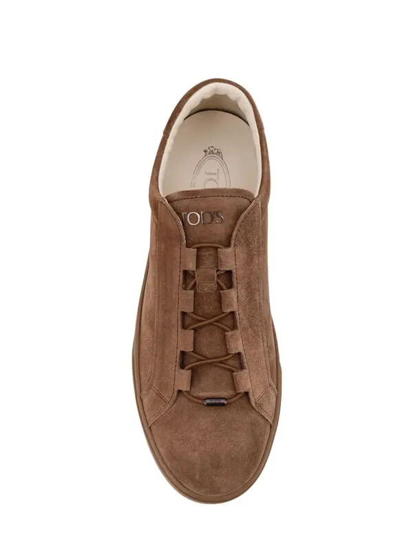 TOD'S Leather Sneakers - Brown