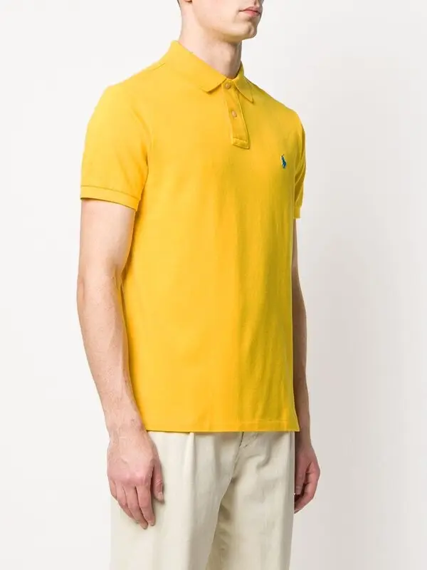 Polo Ralph Lauren Slim Fit Mesh Polo - Yellow