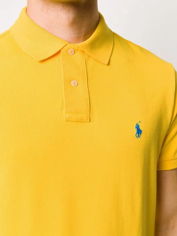 Polo Ralph Lauren Slim Fit Mesh Polo - Yellow
